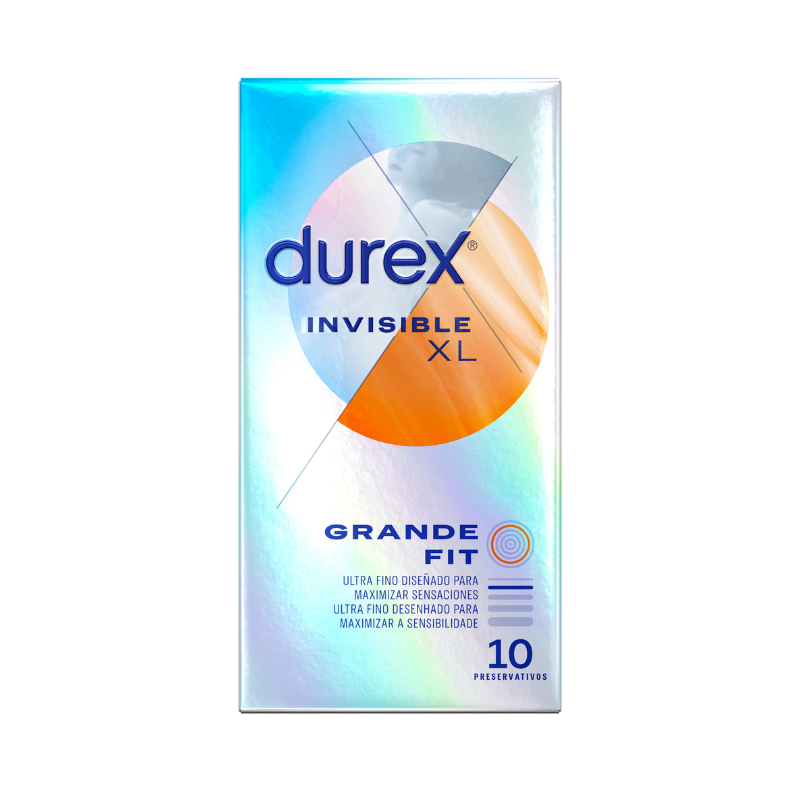 Durex Preservativos Invisible XL x10 | Farmácia d'Arrábida